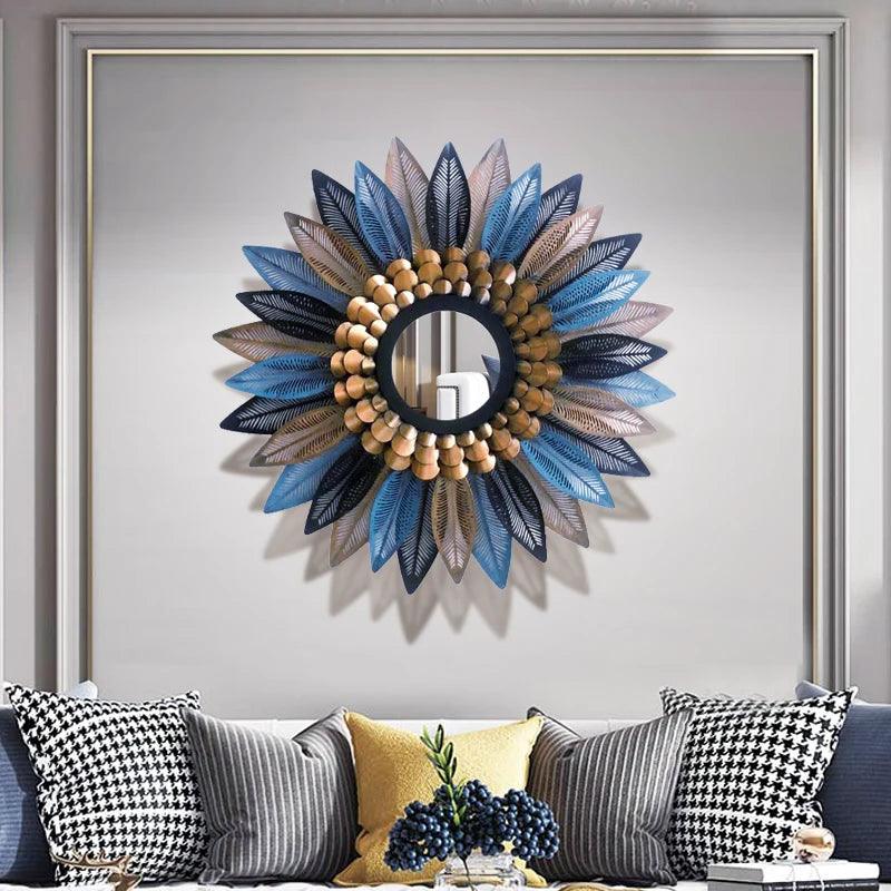 Elegant Wavy Decorative Mirrors for Living Room and Bedroom Décor with ...
